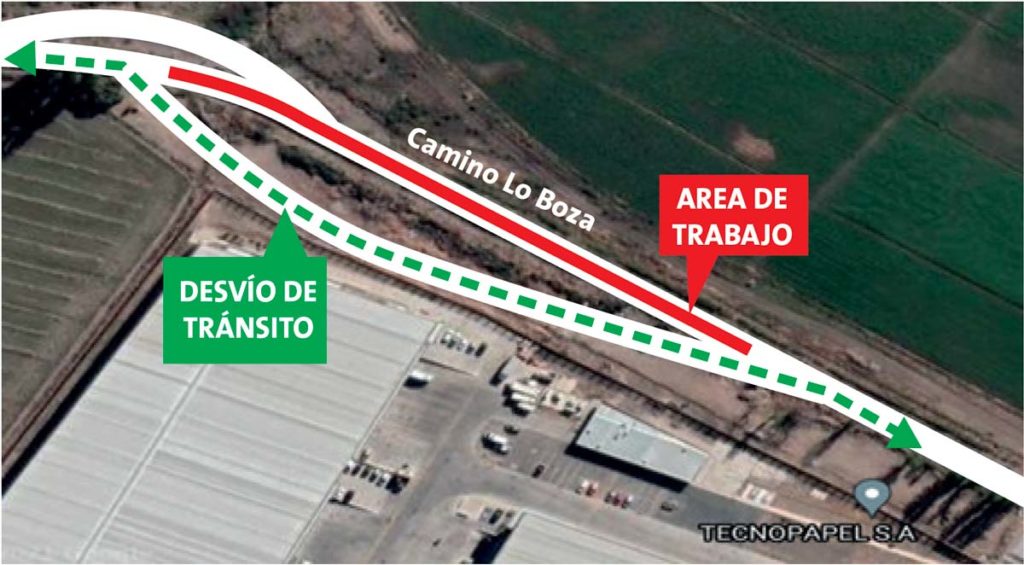 Desvíos por construcción tramo B1 – Acceso Vial AMB